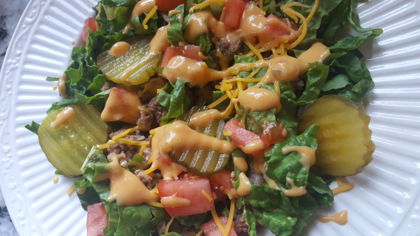 Kickass Burger Bowl - and Is Brown Rice Better Than White Rice? - Laura ...